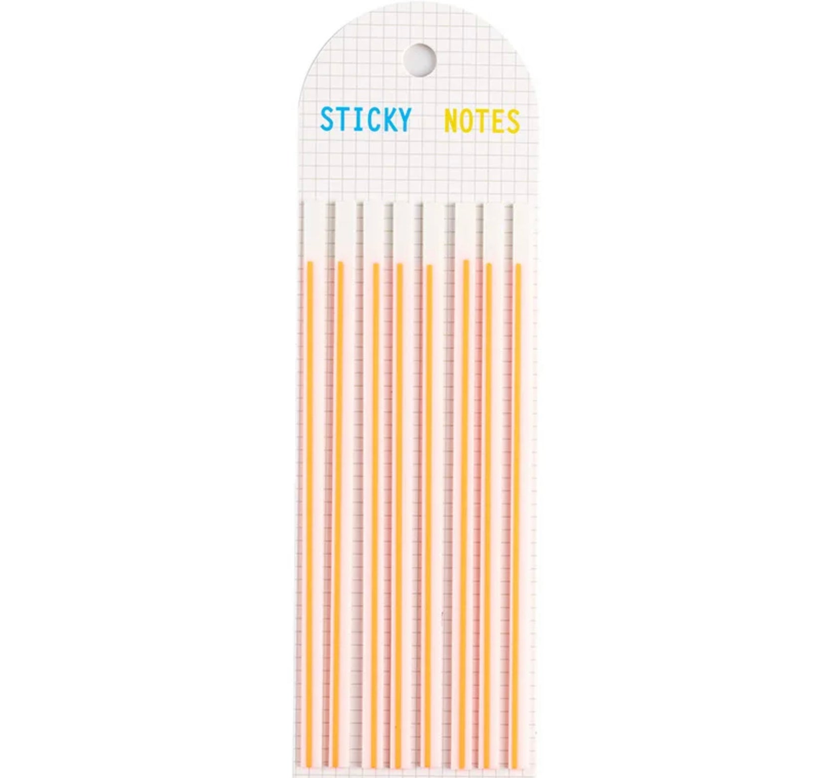 Highlighter Sticky Notes Strips | Coral & Ink