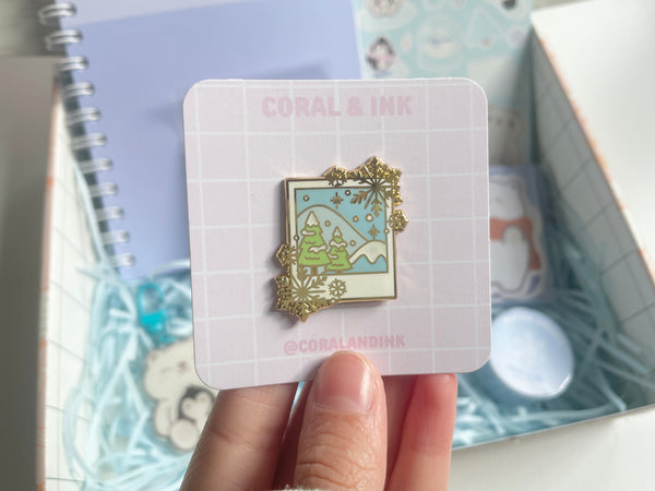 4 Seasons Enamel Pins | Coral & Ink