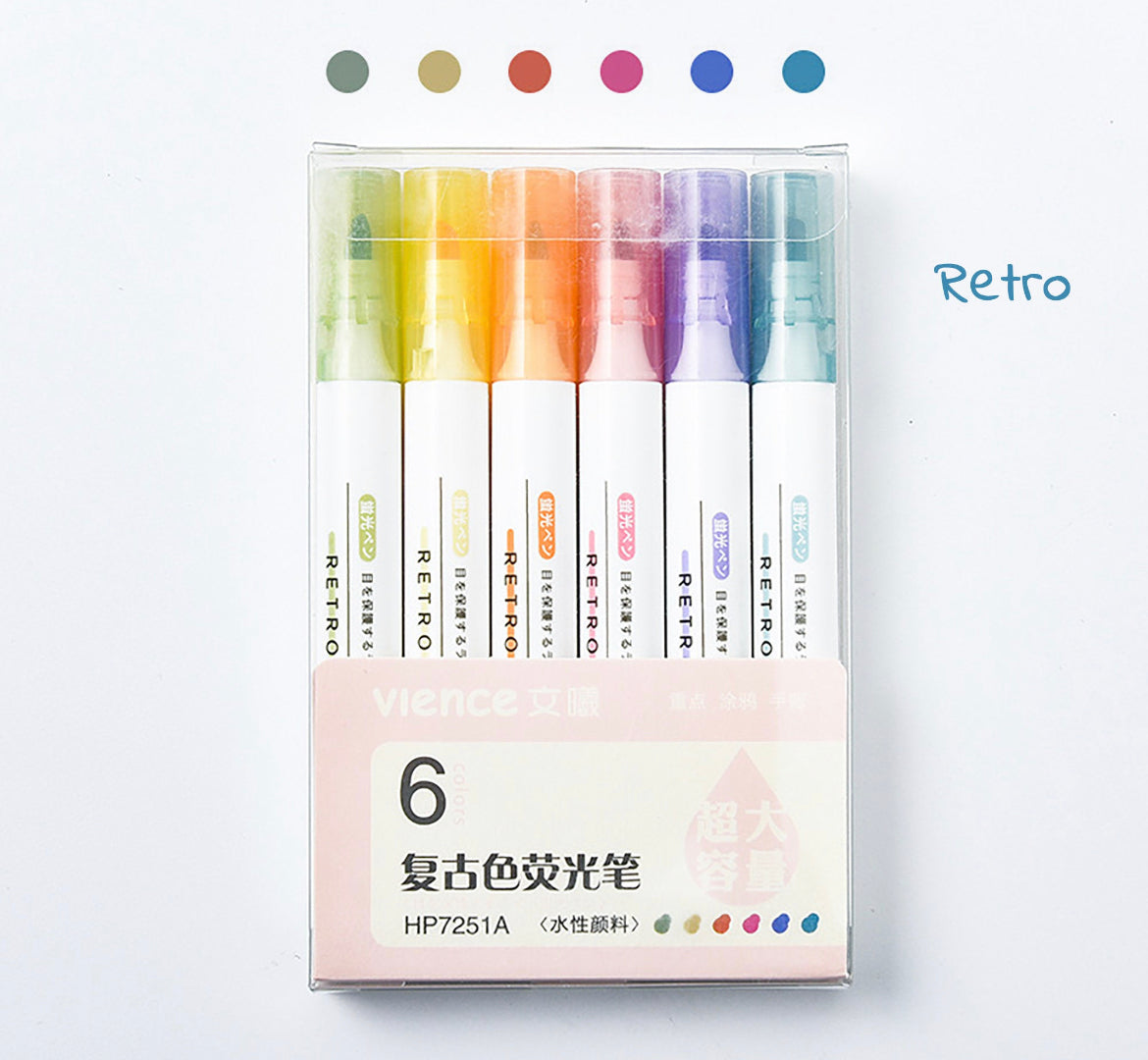 Jumbo Highlighter Pen Set | Aesthetic School Supplies – Coral & Ink