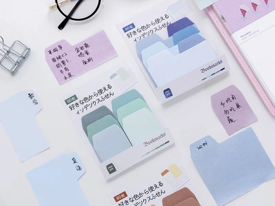 Kawaii Sticky Notes | Memo Pads for Journaling | Coral & Ink