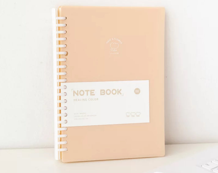 B5 Loose Leaf Notebook | Aesthetic Note Taking Supplies – Coral & Ink