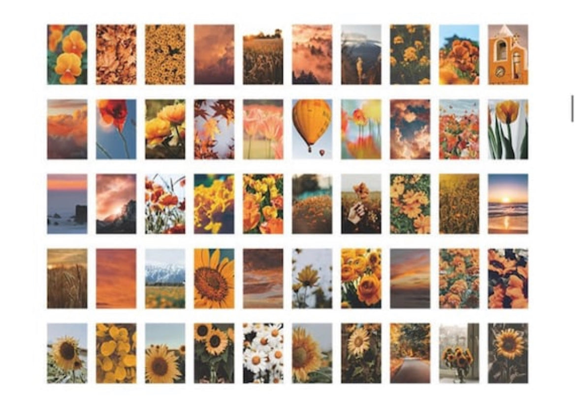 Mini Aesthetic Sticker Books – Coral & Ink