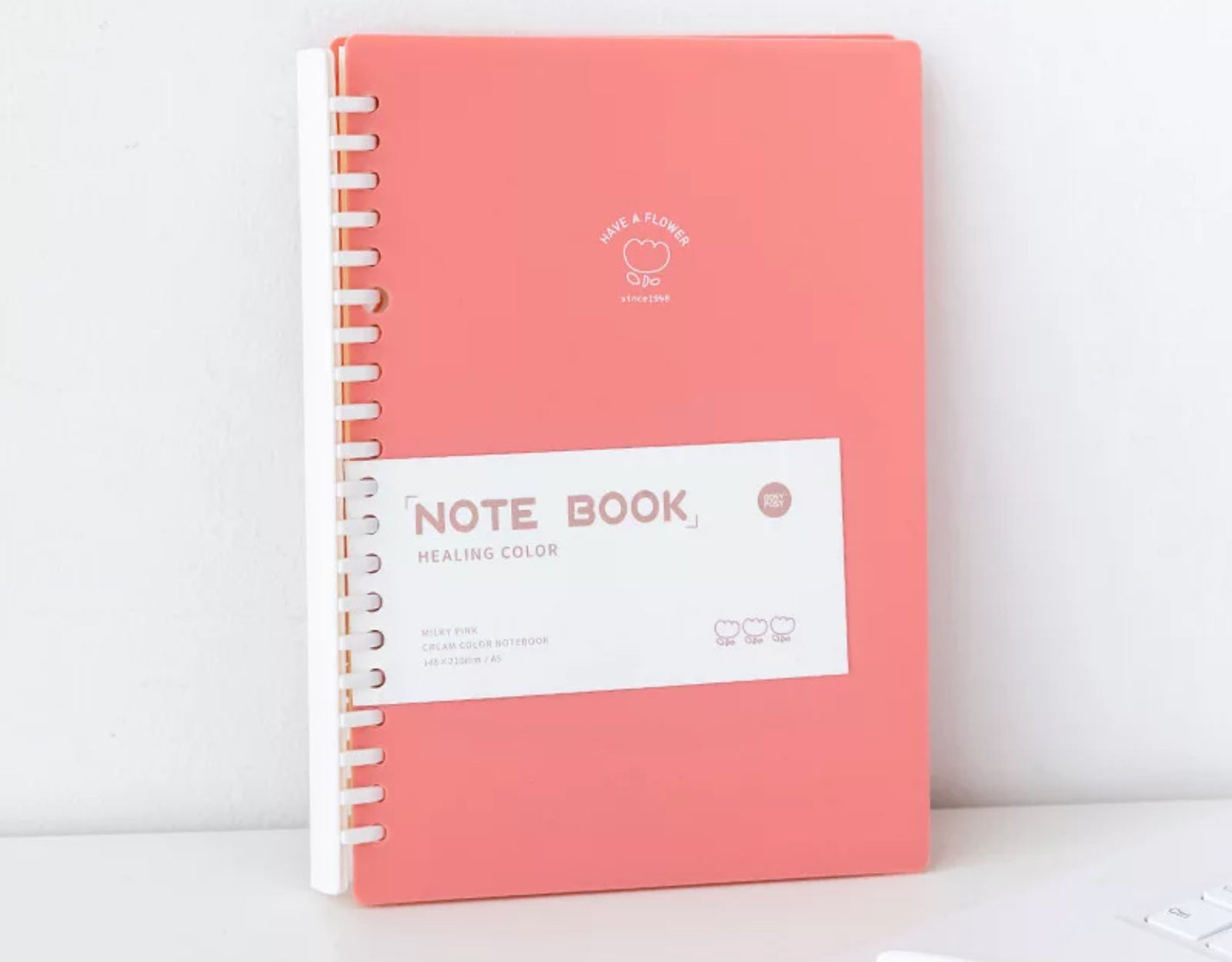 B5 Loose Leaf Notebook | Aesthetic Note Taking Supplies – Coral & Ink